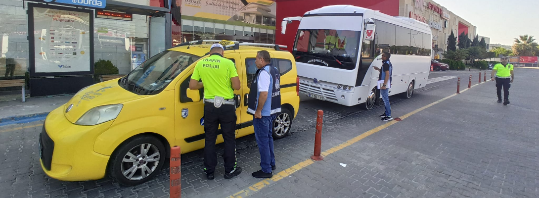 Şehir İçi Toplu Taşıma Araçları ve Ticari Taksiler Denetlendi